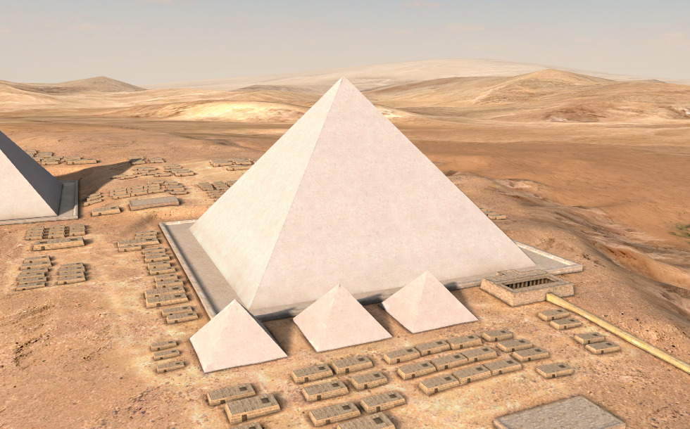Οι Αιγυπτιακές Πυραμίδες (Γκίζα, 26ος αιώνας π.Χ.) - Μοντέλο 3D - GR Mozaik ψηφιακή εκπαίδευση ...